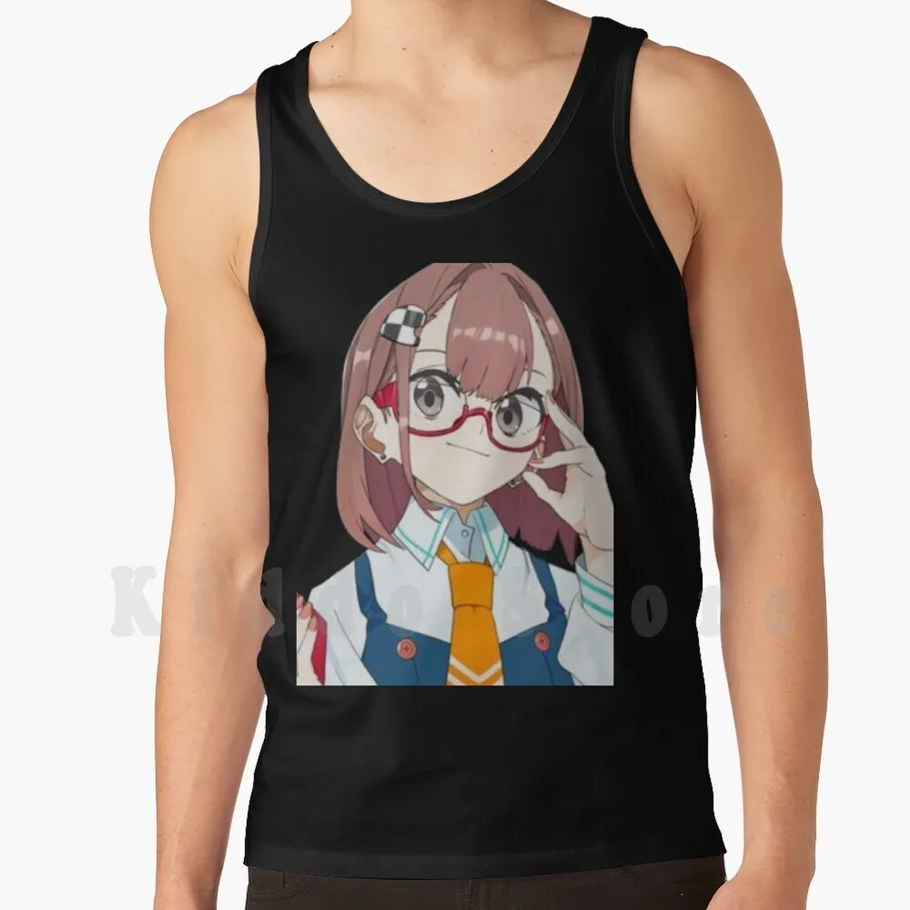 Hitomi Chris Tank Tops เสื้อกั๊ก Hololive Vtuber อะนิเมะ Hololive ...