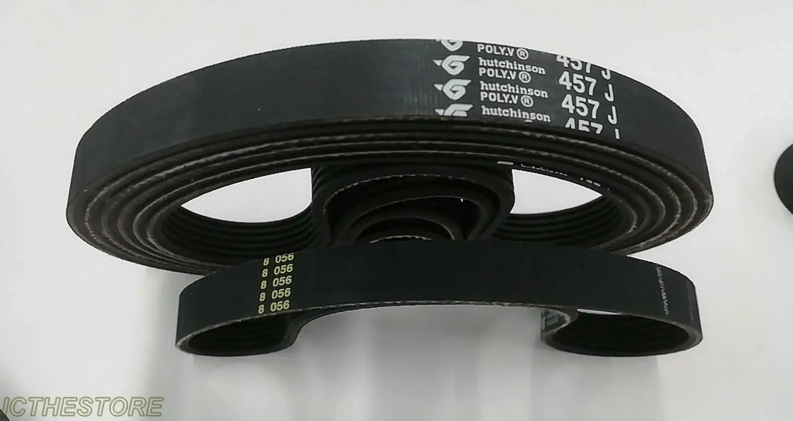 2pc Hutchinson POLY.V 457J Traction belt Width 14mm thickness 3.4mm ...