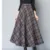 Mom High Waist Woolen Plaid Skirts 2019 Autumn Winter Women's Plus Size Wool Maxi Skirts Female ...