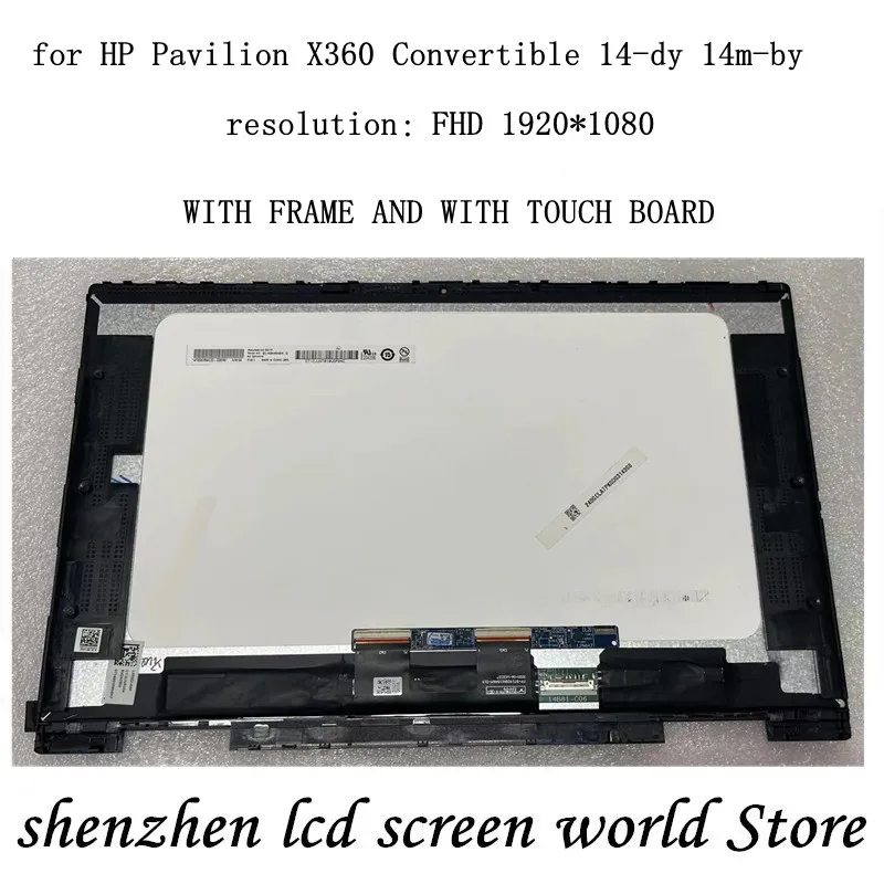 original 14'' LCD Display For HP Pavilion x360 Convertible 14 DY 14M DY ...