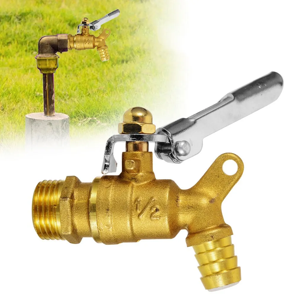 Outdoor Garden Faucet Tap 1/2" Brass Thread Bathroom Kitchen Tap Basin ...
