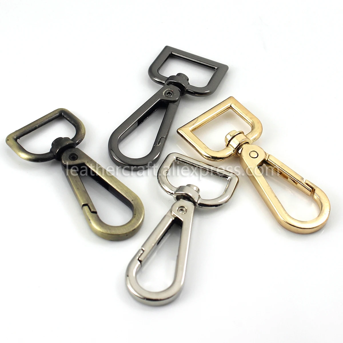 1pcs Metal Swivel Eye Snap Hook Trigger Clasps Clips For Leather Craft ...