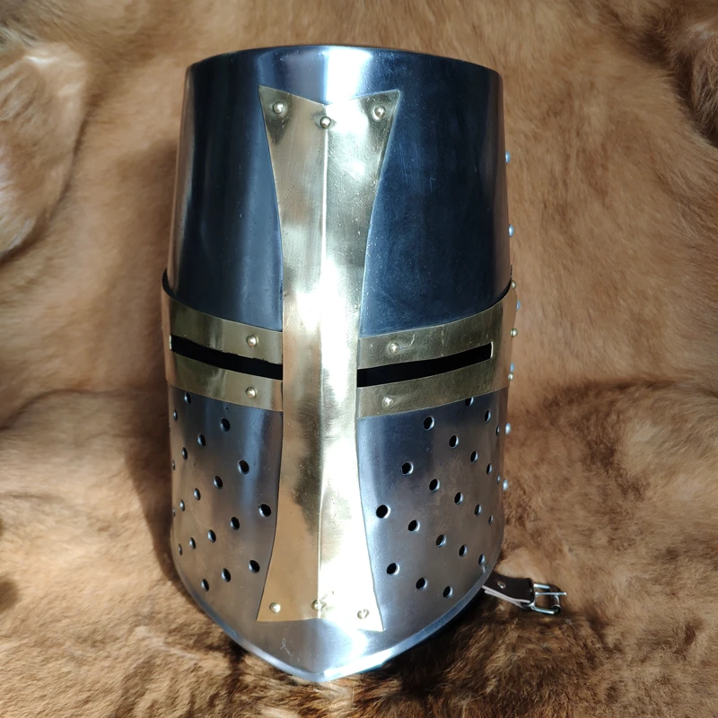 Medieval-Crusader-Knight-Helmet-Halloween-party-Nighclub-bar-stage-show ...