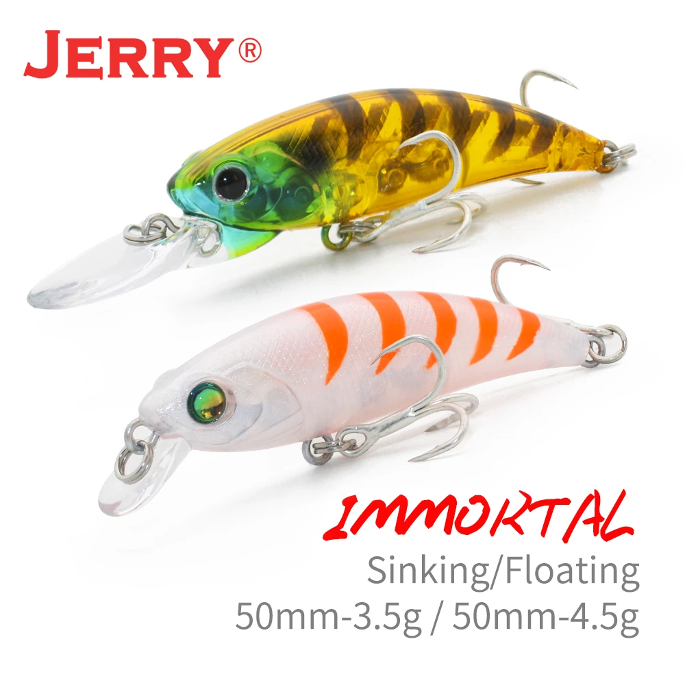 Jerry Immortal Micro Crankbait Deep Diving Fishing Lure Pike Trout ...