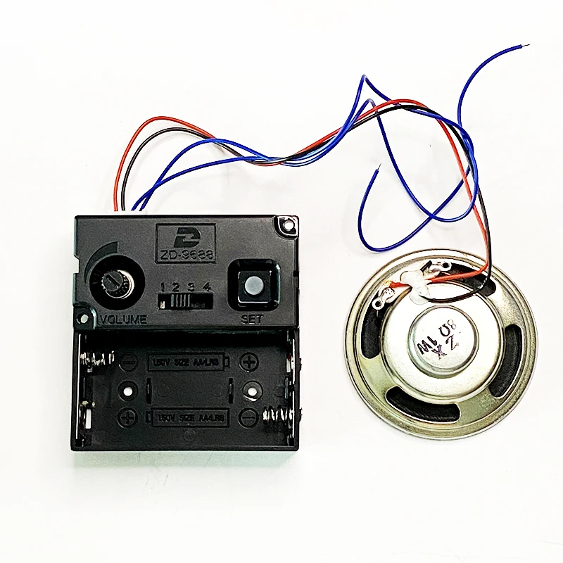 Music-Chime-Box-With-Horn-Wall-Clock-Mechanism-Clock-Parts-Melody-Box ...