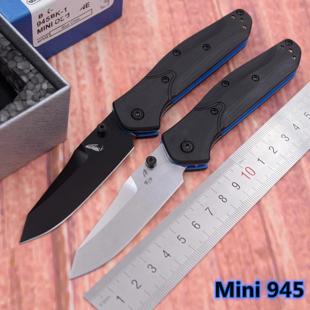 JUFULE Made MINI OSBORNE 945 / 945BK Mark S30V Blade G10 Handle Camping ...