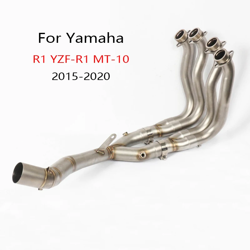 60.5mm Slip-on Exhaust System for Yamaha R1 MT-10 YZF-R1 2015-2020 ...