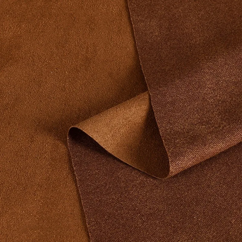 Brown Suede Fabric