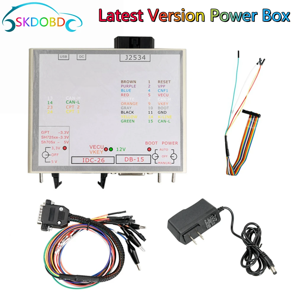 High Quality Power Box JTAG Works for ECU Openport J2534 FLASH ECU Soft ...