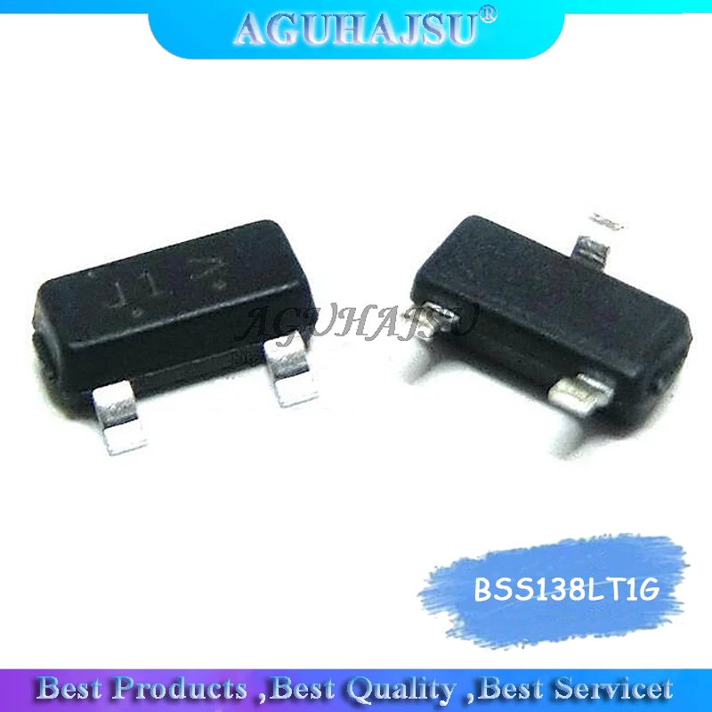 100 peças bss138lt1g bss138 sot23 sot SOT23 3 mosfet smd novo original ...