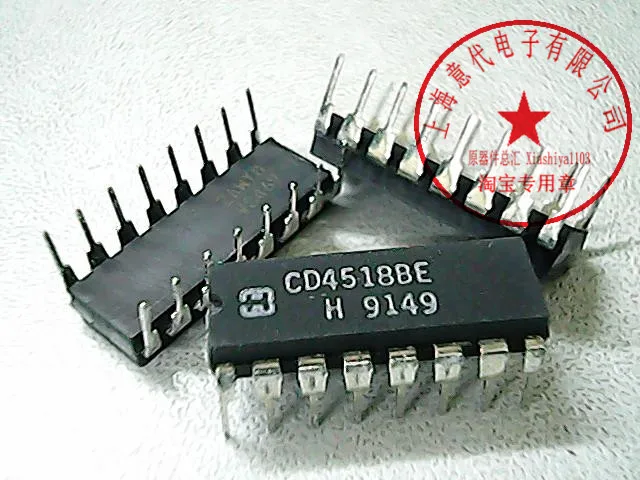 5 unidades CD4518BE 4518|Circuitos integrados| - AliExpress