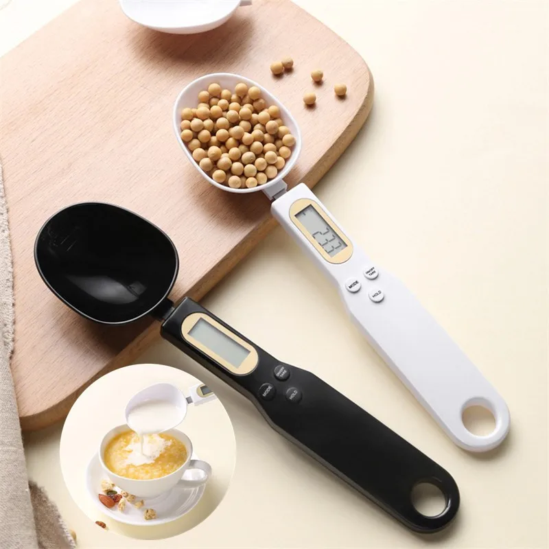 베이킹 액세서리 휴대용 디지털 Lcd 측정 숟가락 커피 설탕 그램 규모 숟가락 측정 컵 전자 주방 저울측정용 스푼