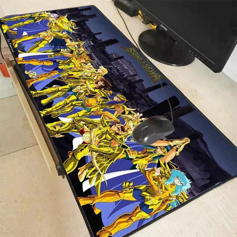 Mrgbest Extra Large Mouse Pad Gaming Mousepad Anime Saint Seiya Gold ...