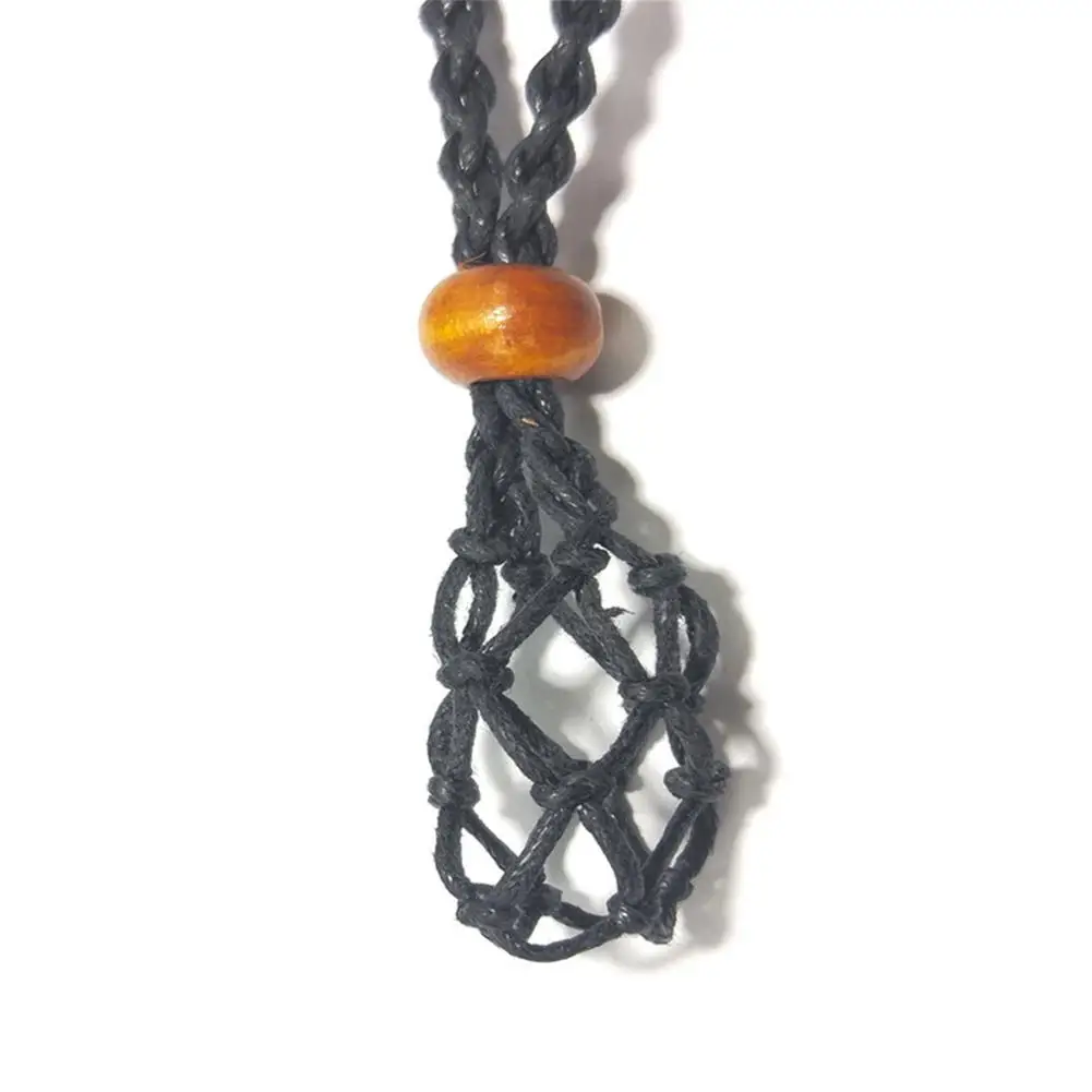 Macrame Stone Holder Necklace | Macrame-design.com