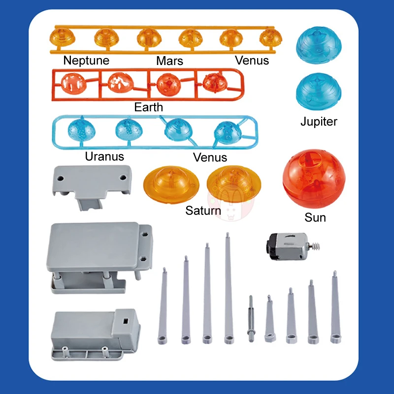 Rotating Solar System Model Kit