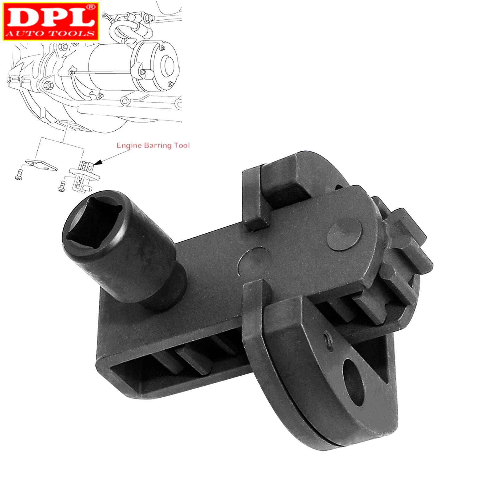 Engine Turning Barring Adjust Tool J 46392 W904589046300 For Detroit ...