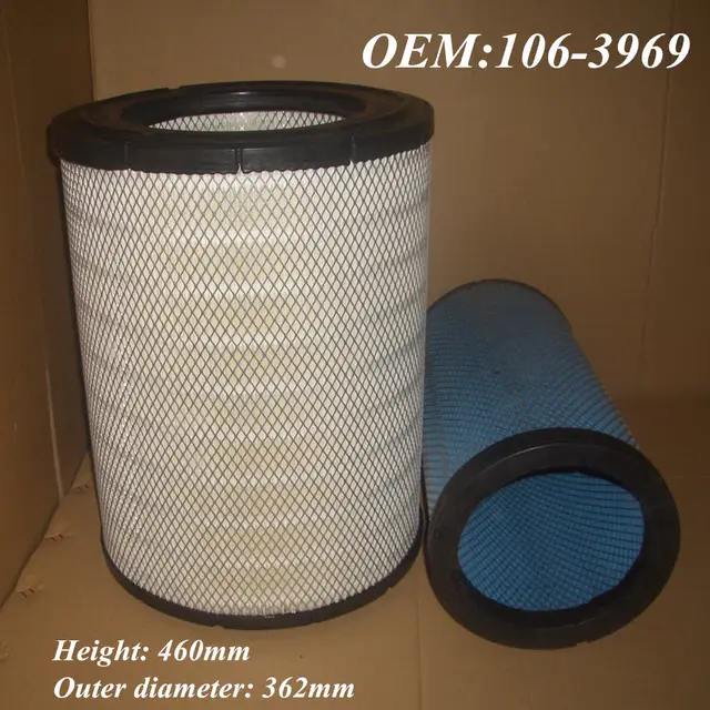 Air Filter 106-3969 132-7168 5001865723 AF25333 P533882 FOR CAT Air Cleaner