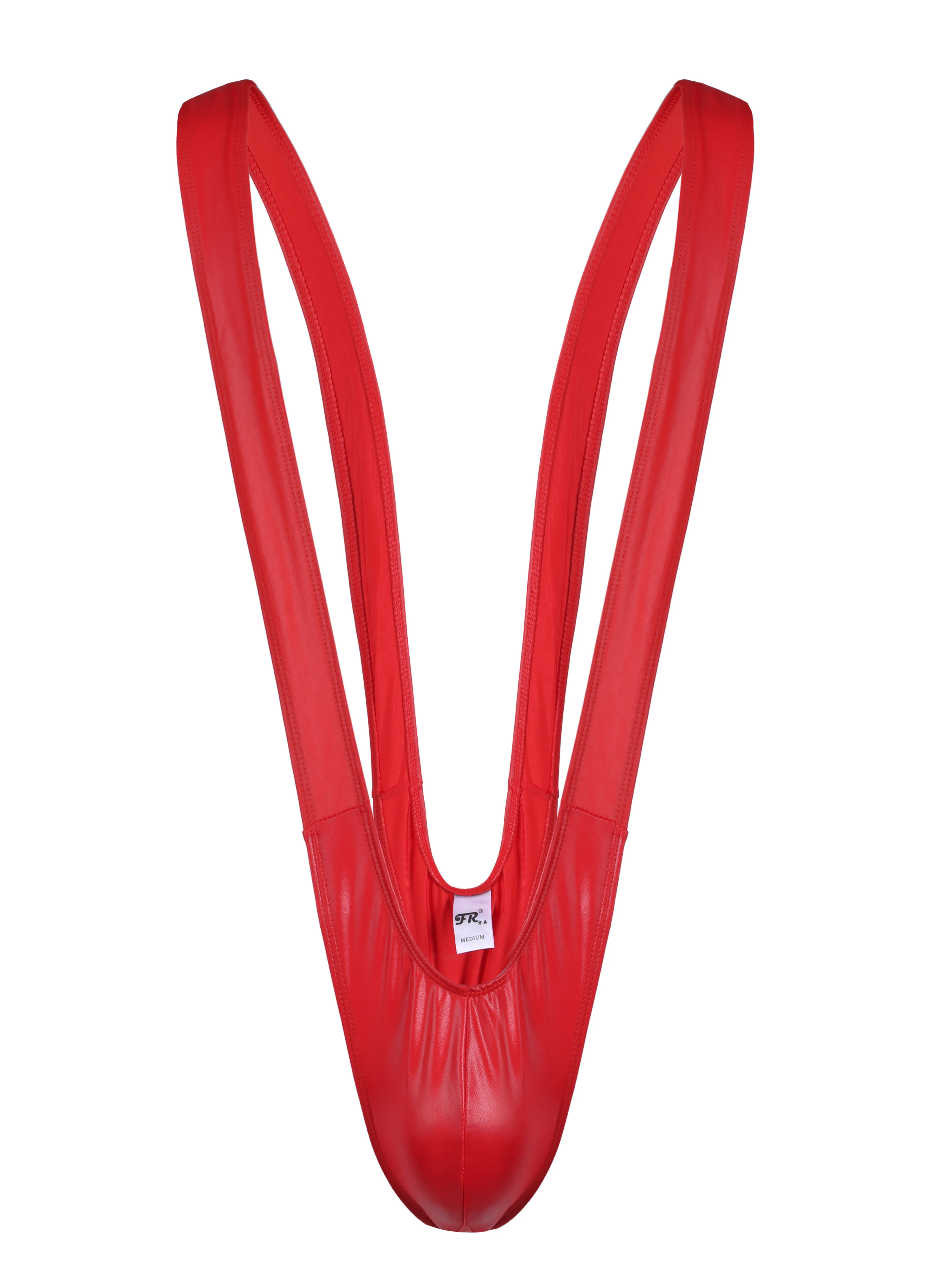 FR Mens Sexy Borat Style Mankini Suspender Bikini Sling Swimsuit ...