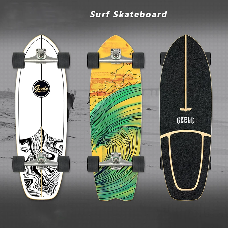 30-Inch-Land-Surfboard-Skateboard-CX4-Beginner-Ski-Exercise-Board-Free ...