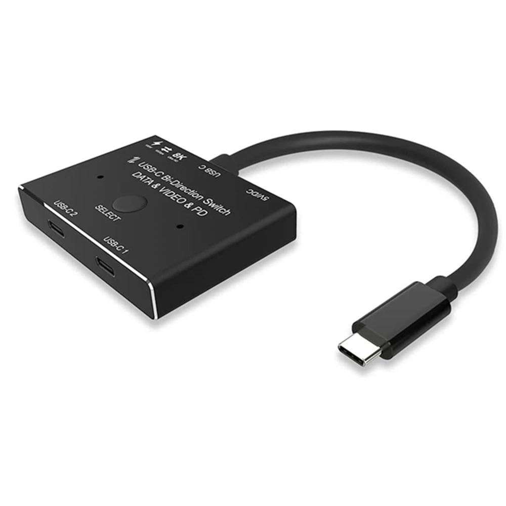 CableDeconn USB Type c 分配器アダプター 3.1高速ポート 切替器変換アダプタ 8K 最大出力100W充電対応 最 送料込
