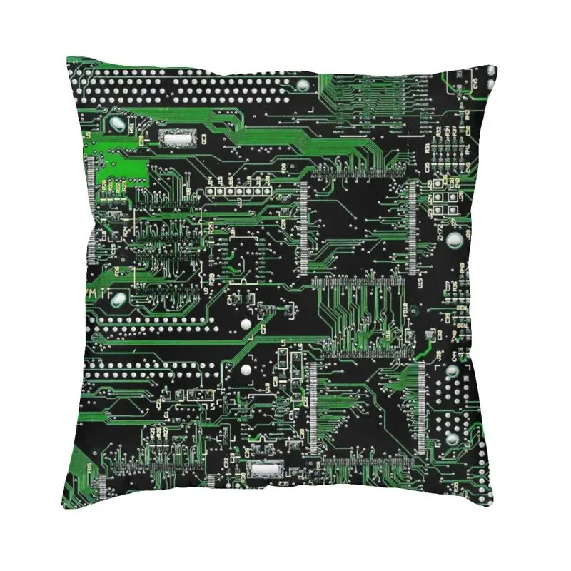 Computer-Motherboard-Circuit-Board-Cushion-Cover-45x45-Home-Decorative ...