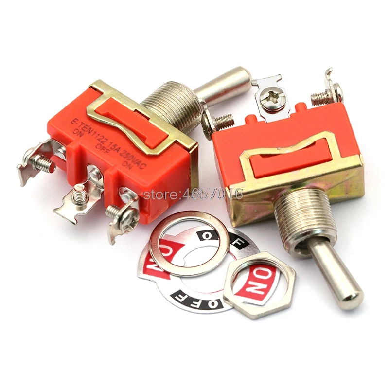 10pcs E-ten 1122 Toggle Switch 3 Feet 3-speed Rocker Switch Rocker ...
