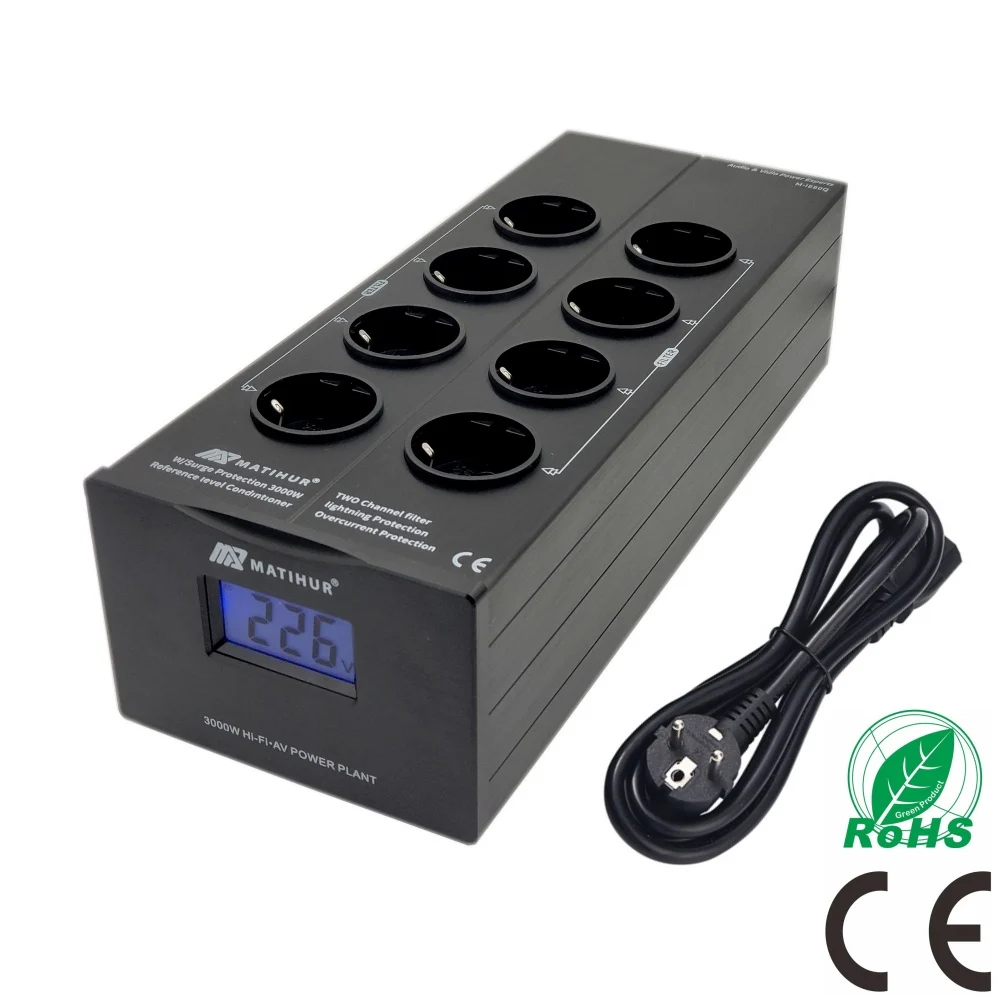 MATIHUR M-TR80 Audio Noise AC Power Filter Power Conditioner Power ...