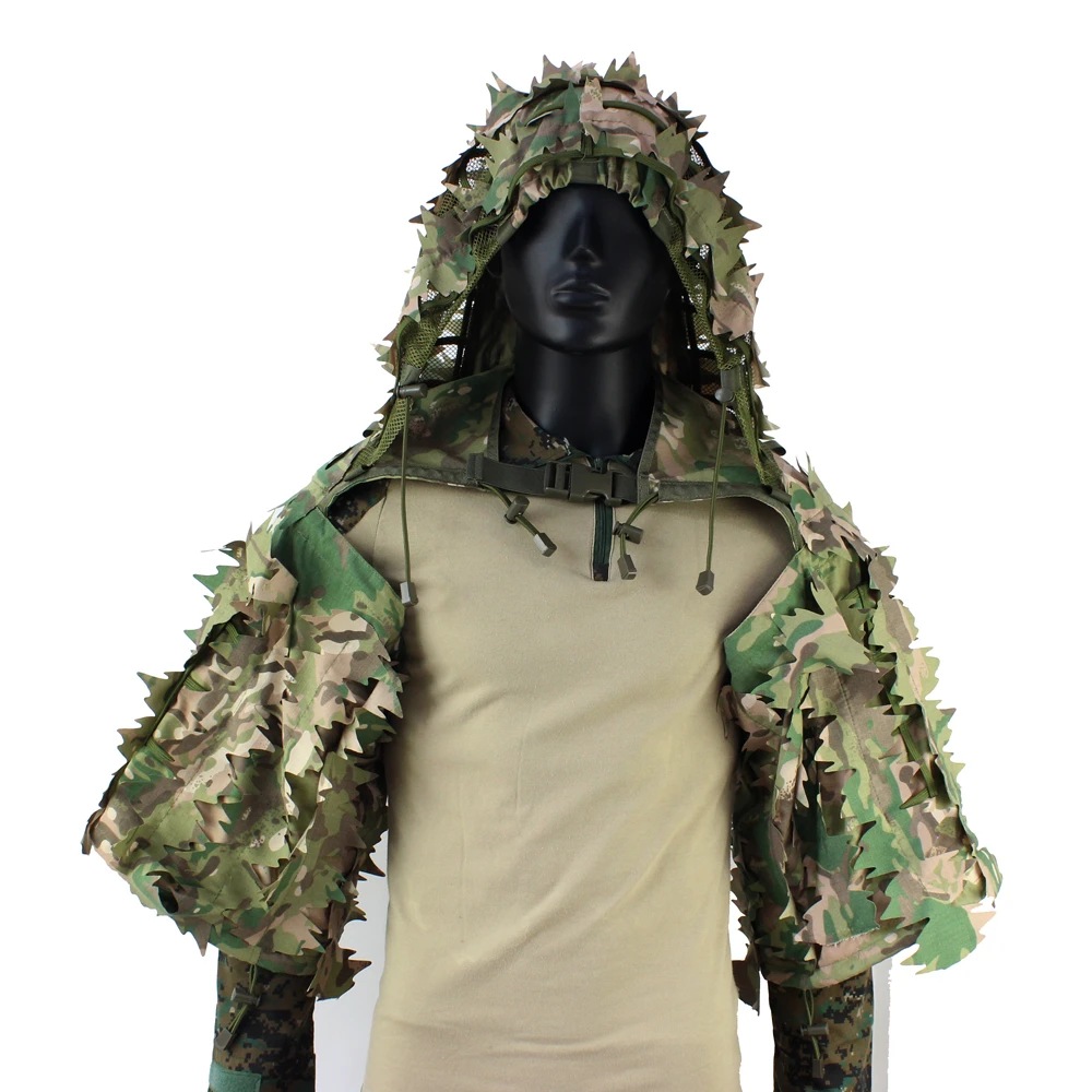 Tactical-Combat-Training-Ghillie-Coat-Men-Women-Upgrade-Snipers ...