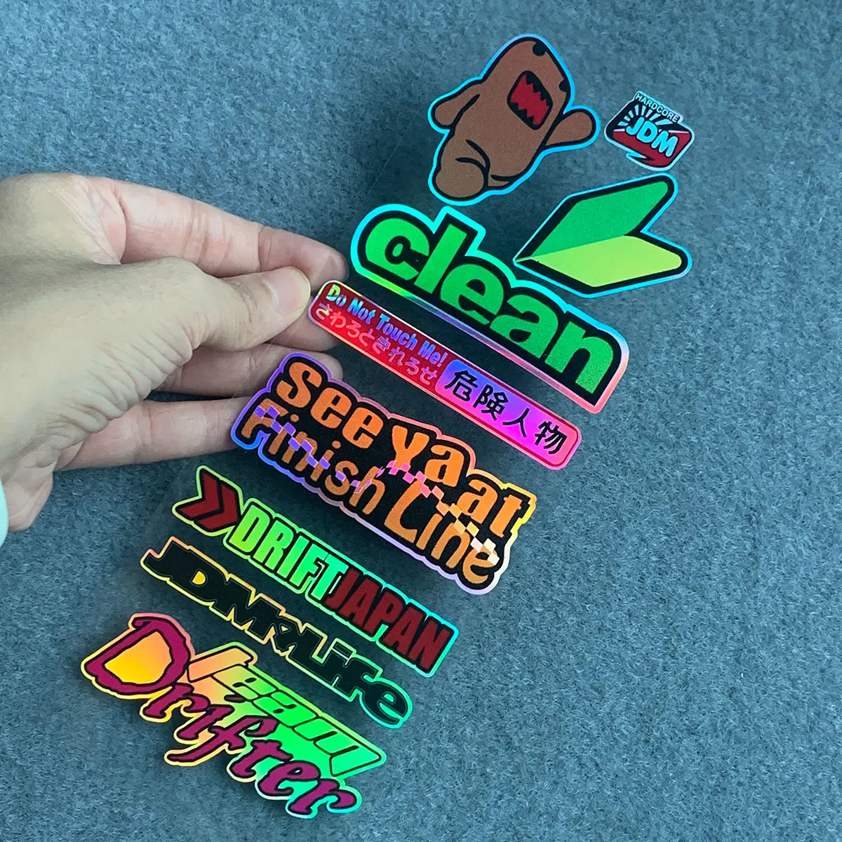 Laser-Rainbow-JDM-Motorcycle-Side-Strip-Bike-Helmet-Sticker-Car-Styling ...