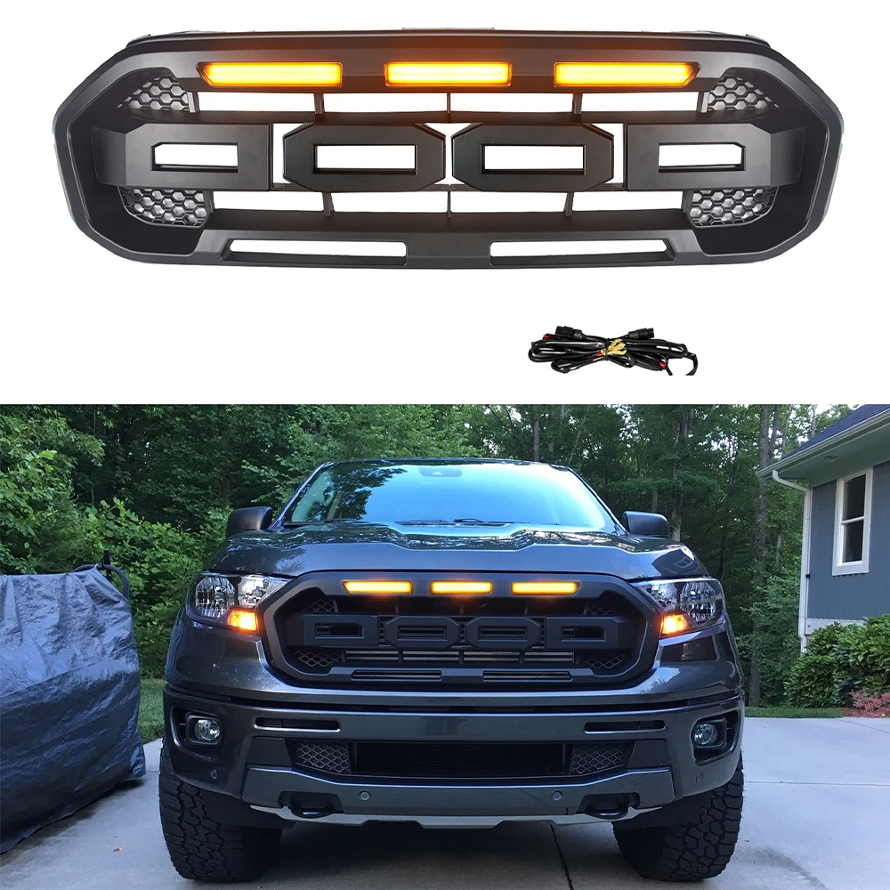 For Ranger Raptor Grill For Ranger Limited MK2 T8 XL XLT Radiator ...