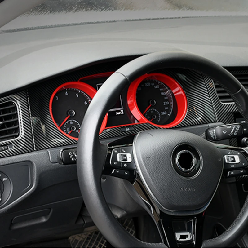 Car-Interior-Dashboard-Tachometer-Speedometer-Frame-Panel-Cover-Trim ...