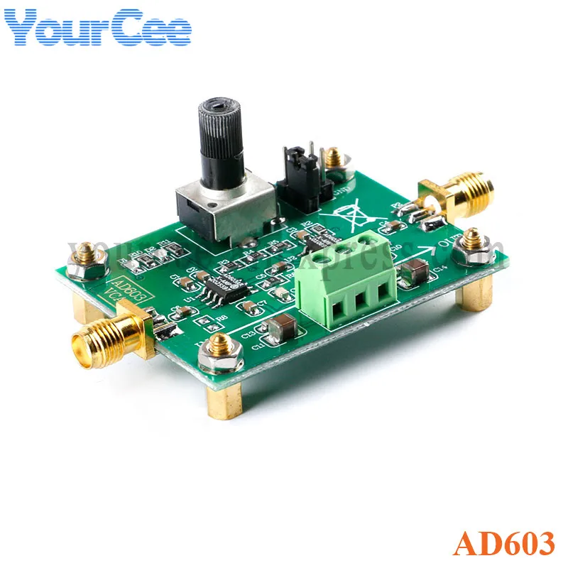 AD603 Variable Gain Amplifier Module Voltage Amplifier Voltage Control ...