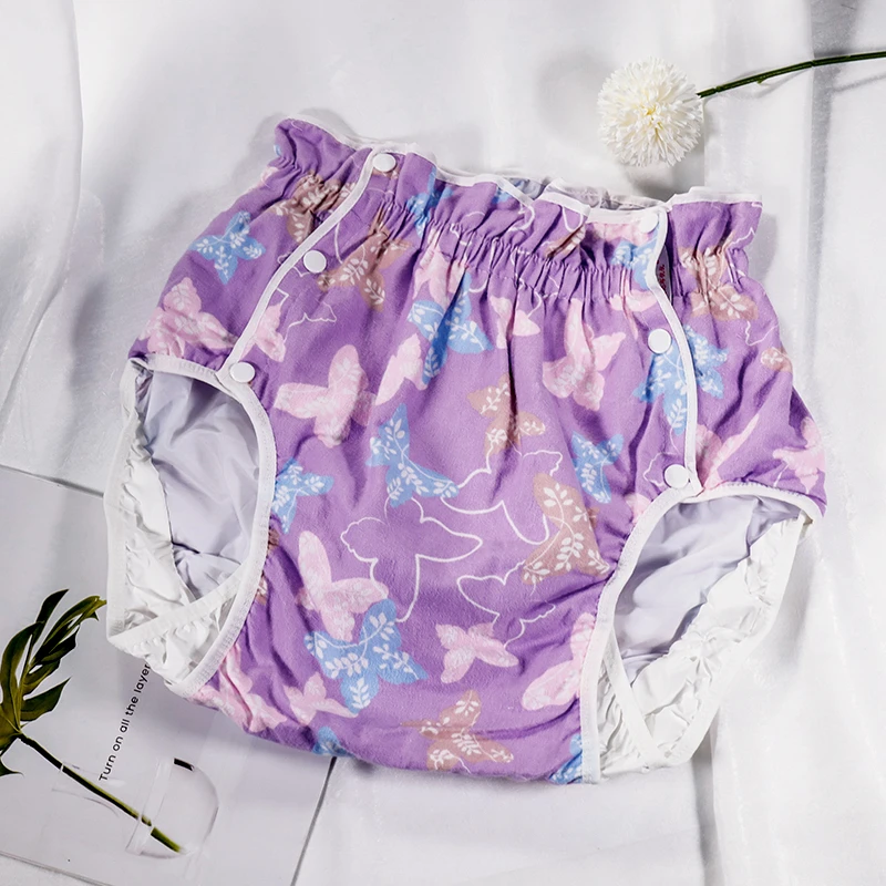 Free Shipping Fuubuu2215-purple Butterfly-l Snow White Adult Diaper ...