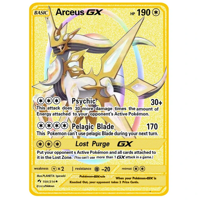 Arceus Ex Card