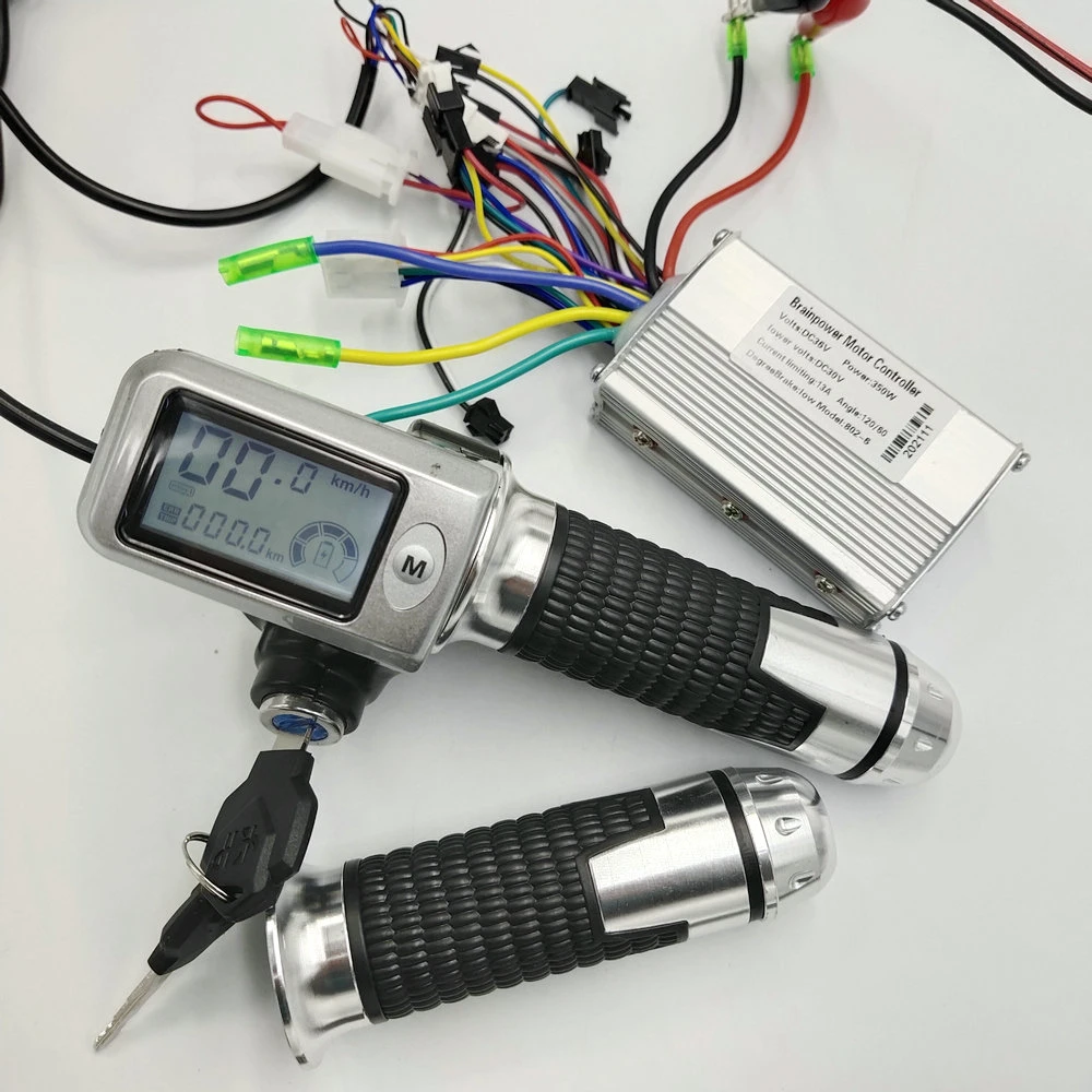 Lcd Display 36v48v With Accelerator+bldc Controller 350w Electric Bike ...
