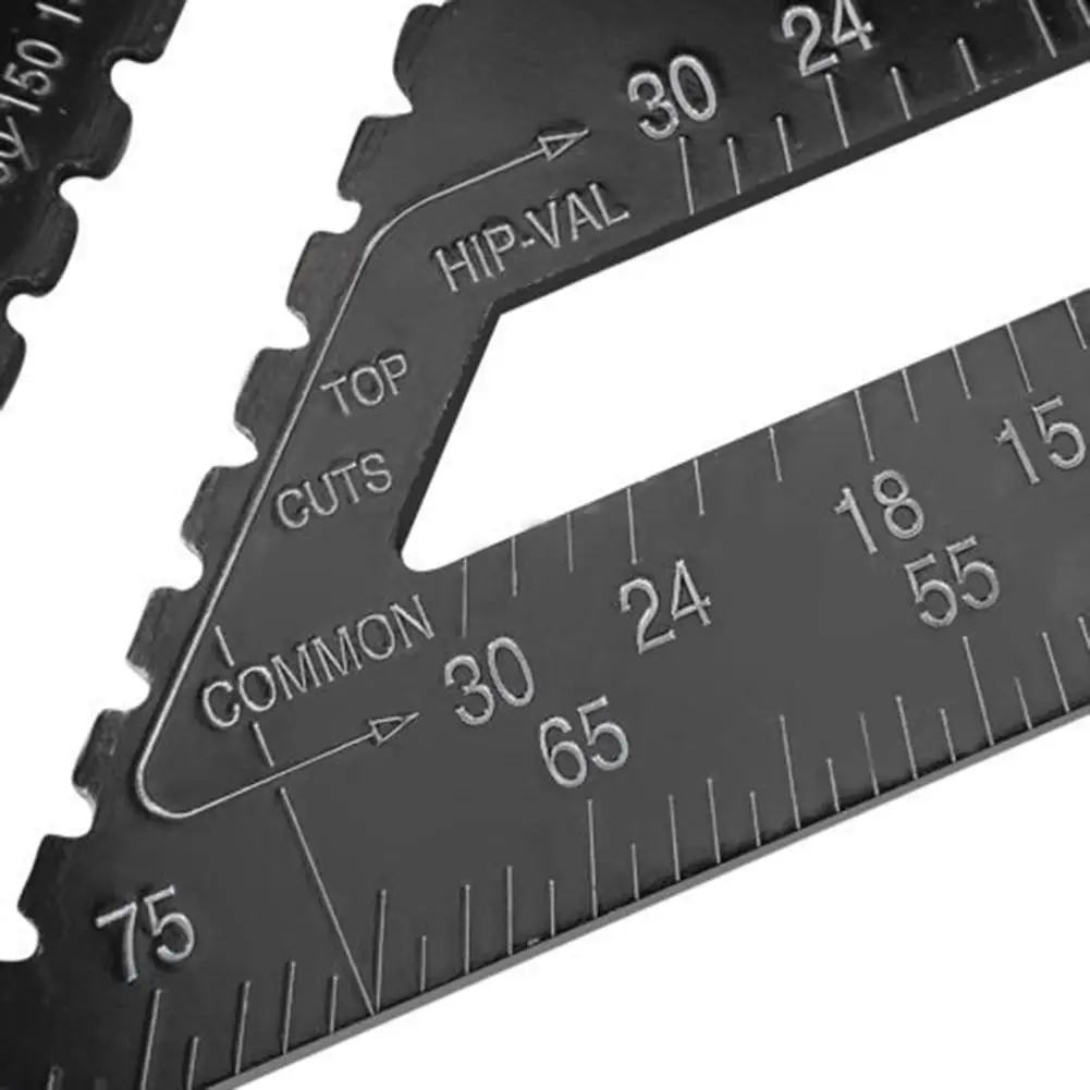 7/12inch Triangle Ruler Square Metric Aluminum Alloy Triangular ...