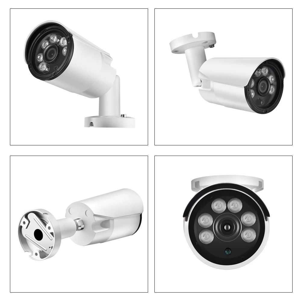 AZISHN HD 5MP 4MP POE IP камера H.265 аудио запись наружная ...