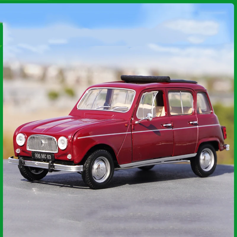 1:18 scale Diecast Model NOREV 4L Vintage open car 1/18 Alloy Toy ...