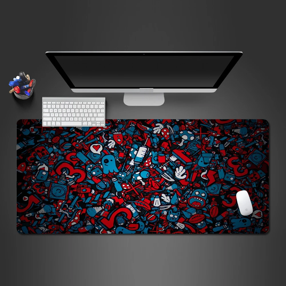High Fashion Fun Creative Mousepad Laptop Gaming Mousepad Locking Edge ...