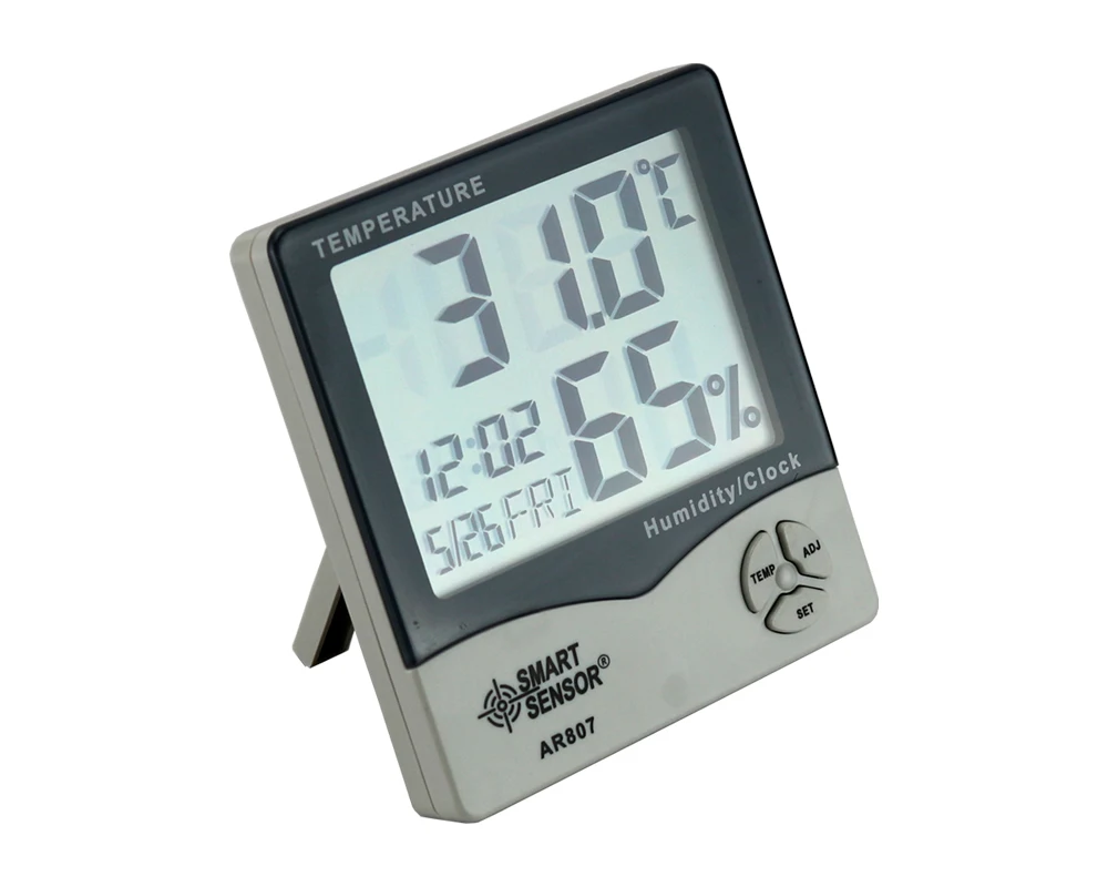 SMART SENSOR AR807/AS808/AR867/AS807 Temperature-Humidity Clock