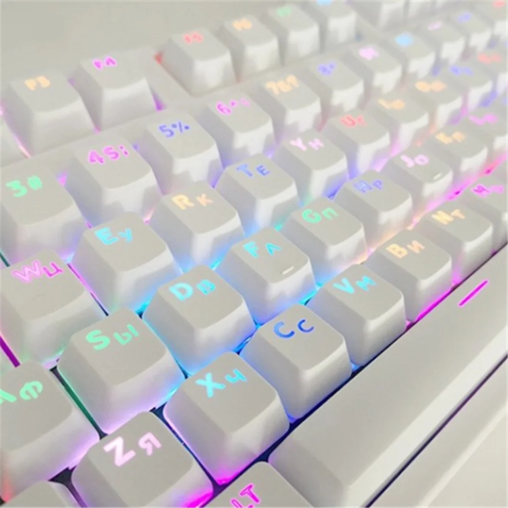 104 Key Korean 106 Key Backlit Keycap OEM Profile Keycaps for Cherry MX ...