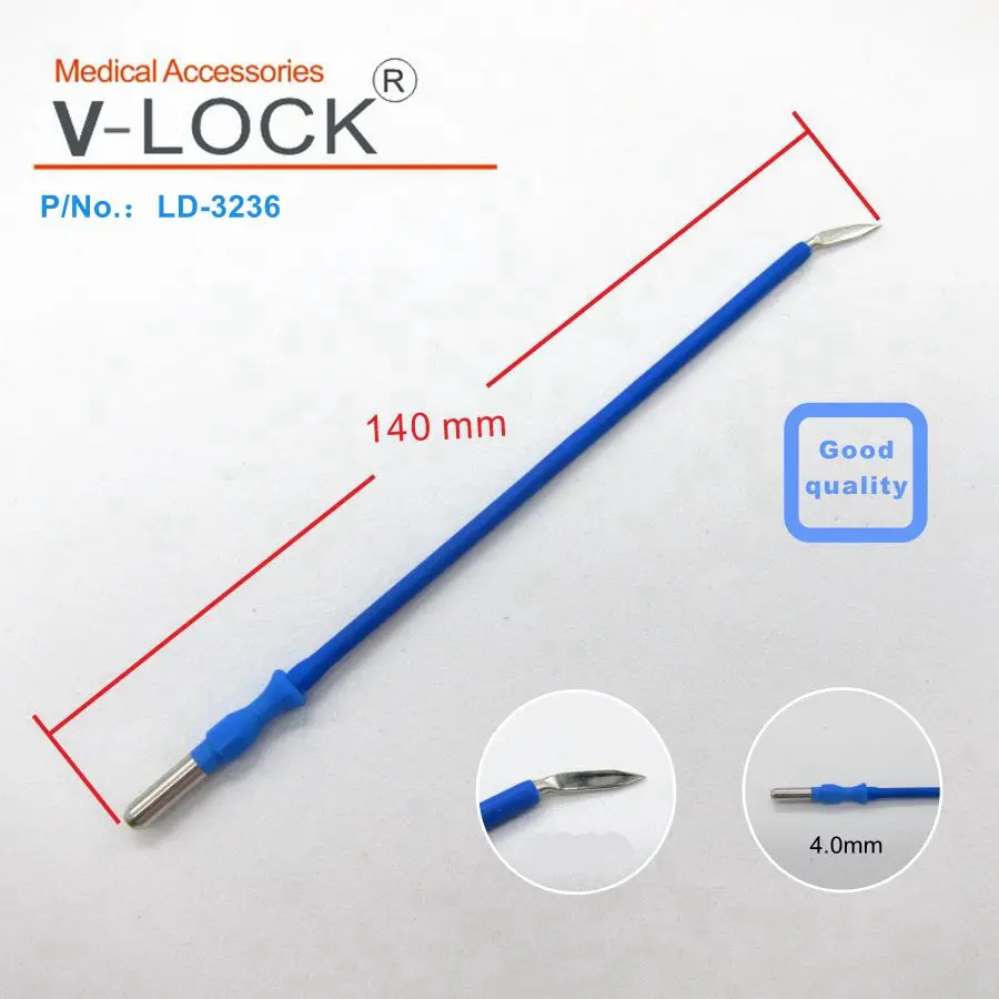2019V-LOCK-best-electrosurgical-electrode-4mm-140mm-curved-blade ...