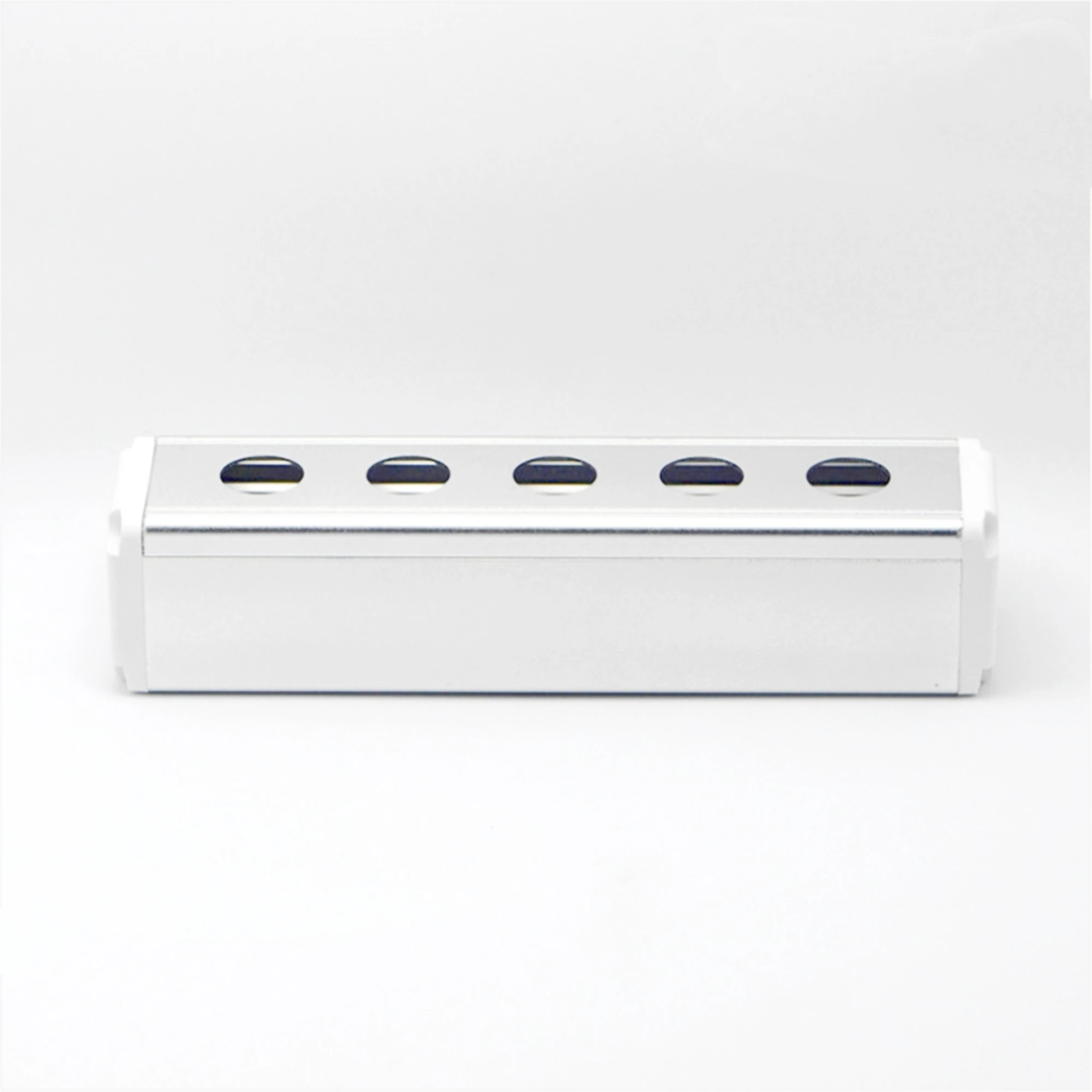 Elewind Metal Aluminium Push Button Switch Box 5 Hole With 22mm Hole ...