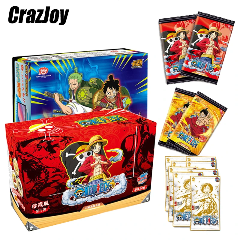 2022 New Japanese Anime One Piece Rare Cards Box Luffy Zoro Nami ...