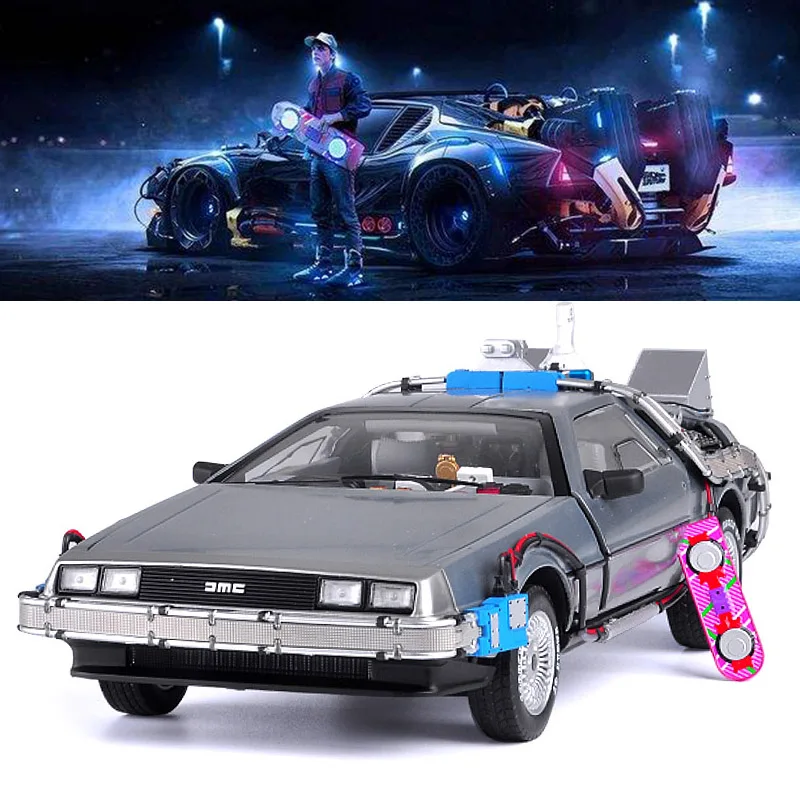 1/18 Scale Collection Delorean Dmc-12 Back To The Future Simulation ...