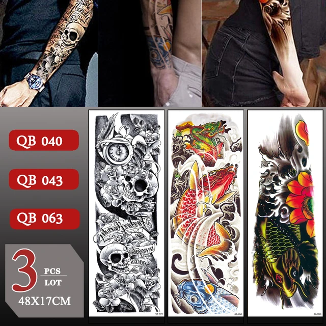 Colored Arm Tattoos For Men