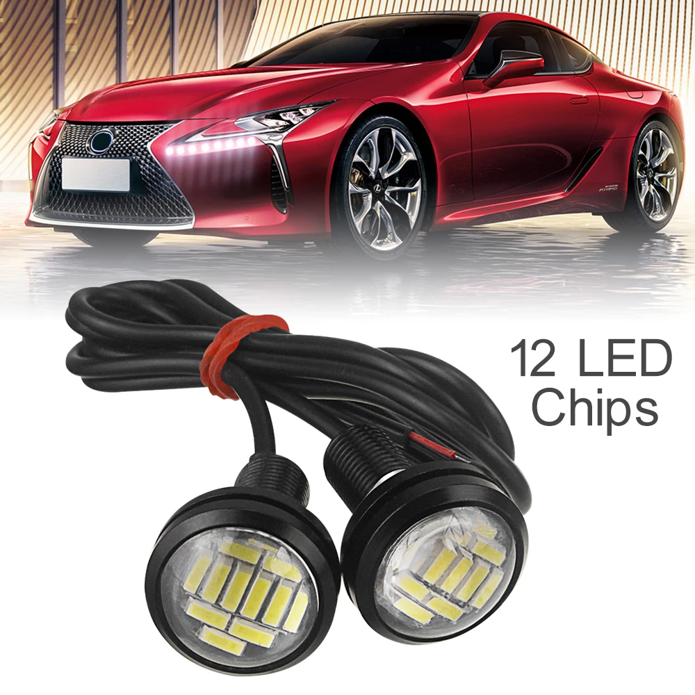2-Pcs-12V-15W-22mm-Car-Eagle-Eye-DRL-Led-Daytime-Running-Lights-LED-12V ...