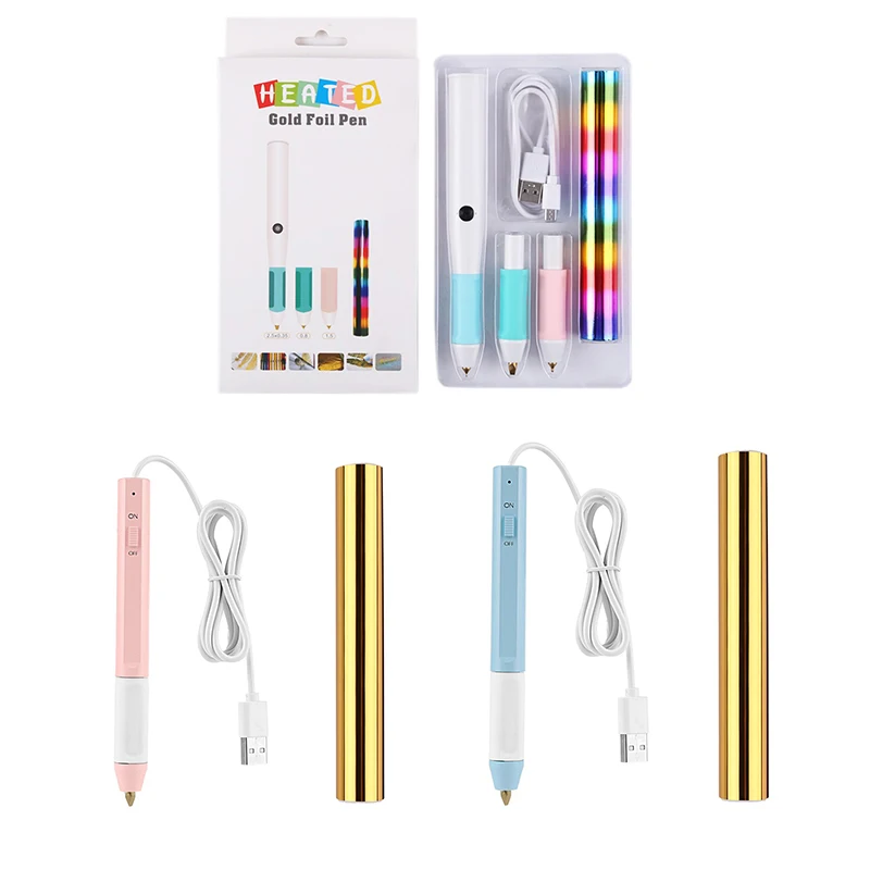USB-Interchange-Heated-Gold-Foil-Pens-Heating-Hot-Stamping-Pen-2-5mm-1 ...