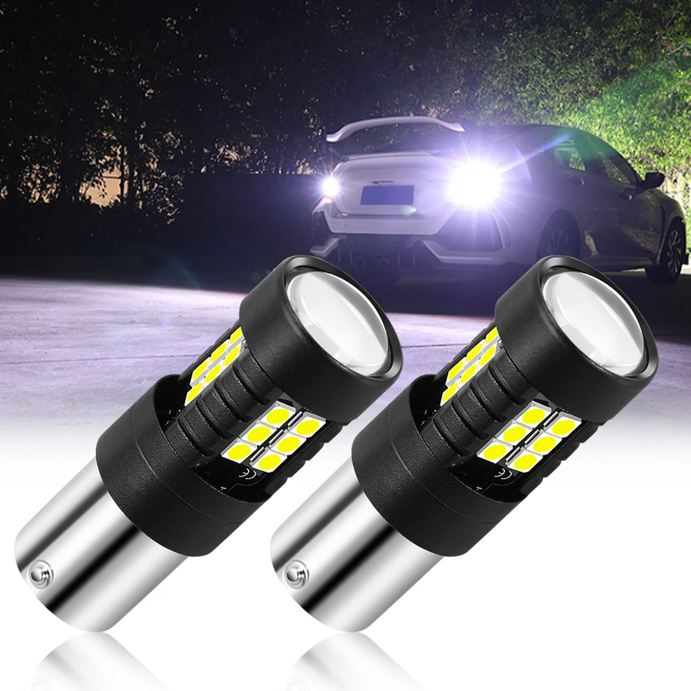 BA15S 1156 P21W Car Reverse Lights Brake Lights LED Bulb for volvo v40 ...