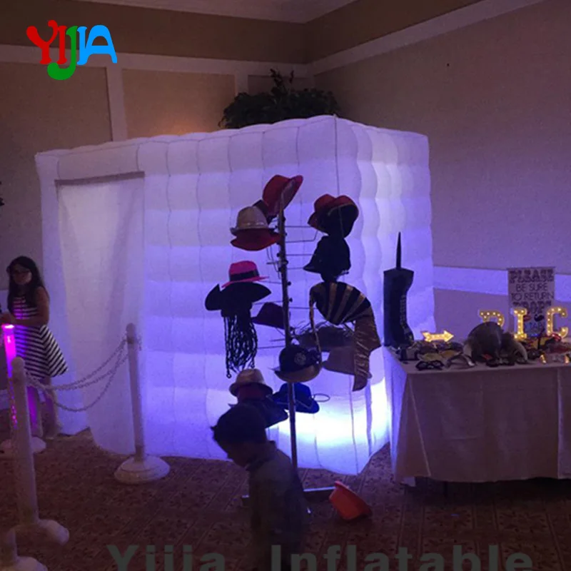 hot sale free shipping inflatable cube tent led photo booth enclosure ...
